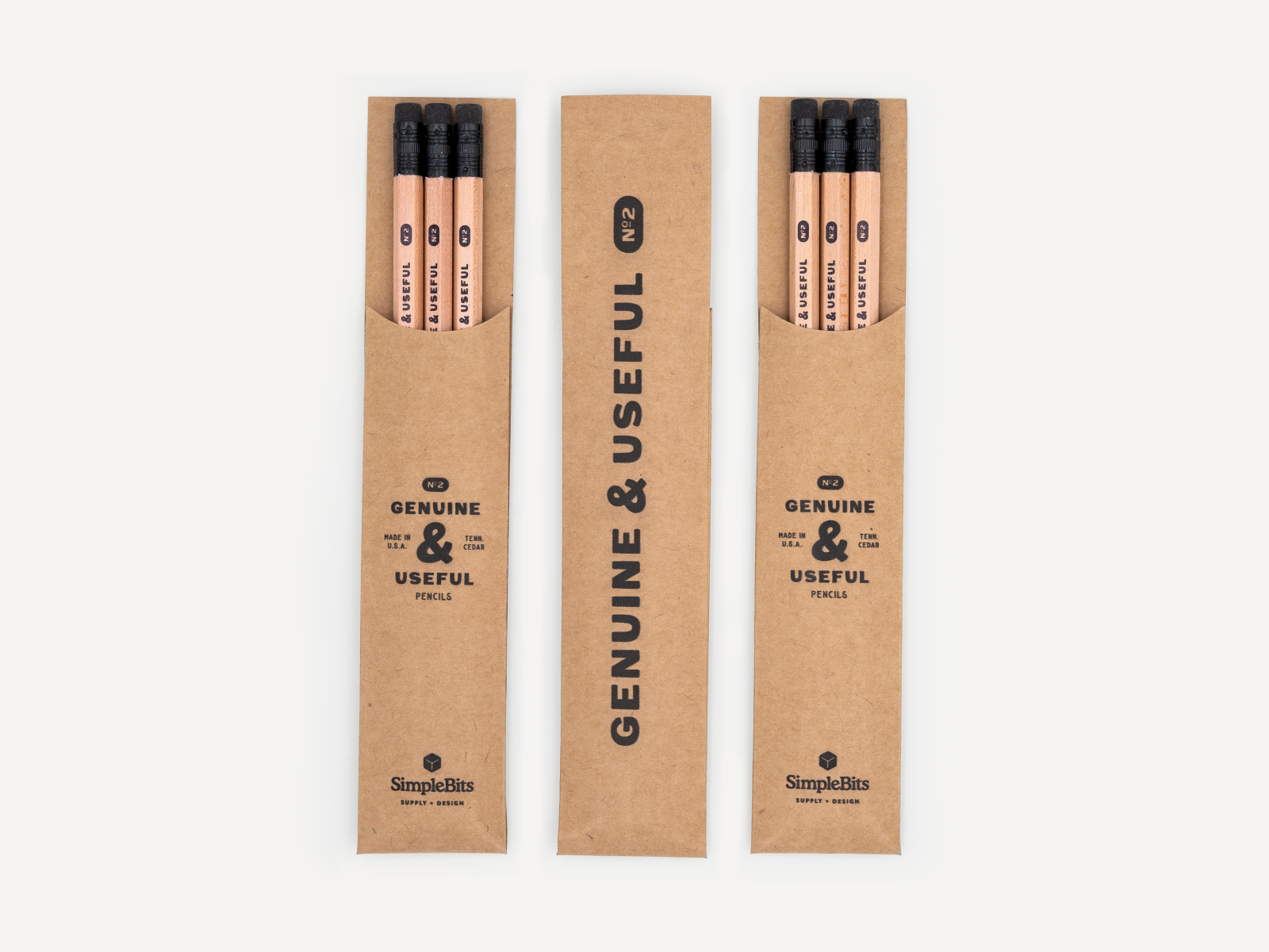 Genuine & Useful Pencil Packs by Dan Cederholm on Dribbble