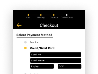 Checkout page design by Muhammad Mehbubur Rahman on Dribbble