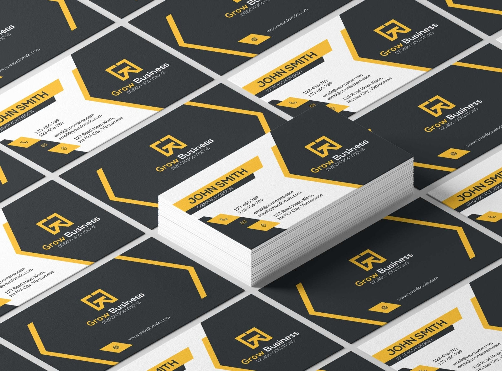 Business Card Template 2020 by tieuhoangthanh on Dribbble