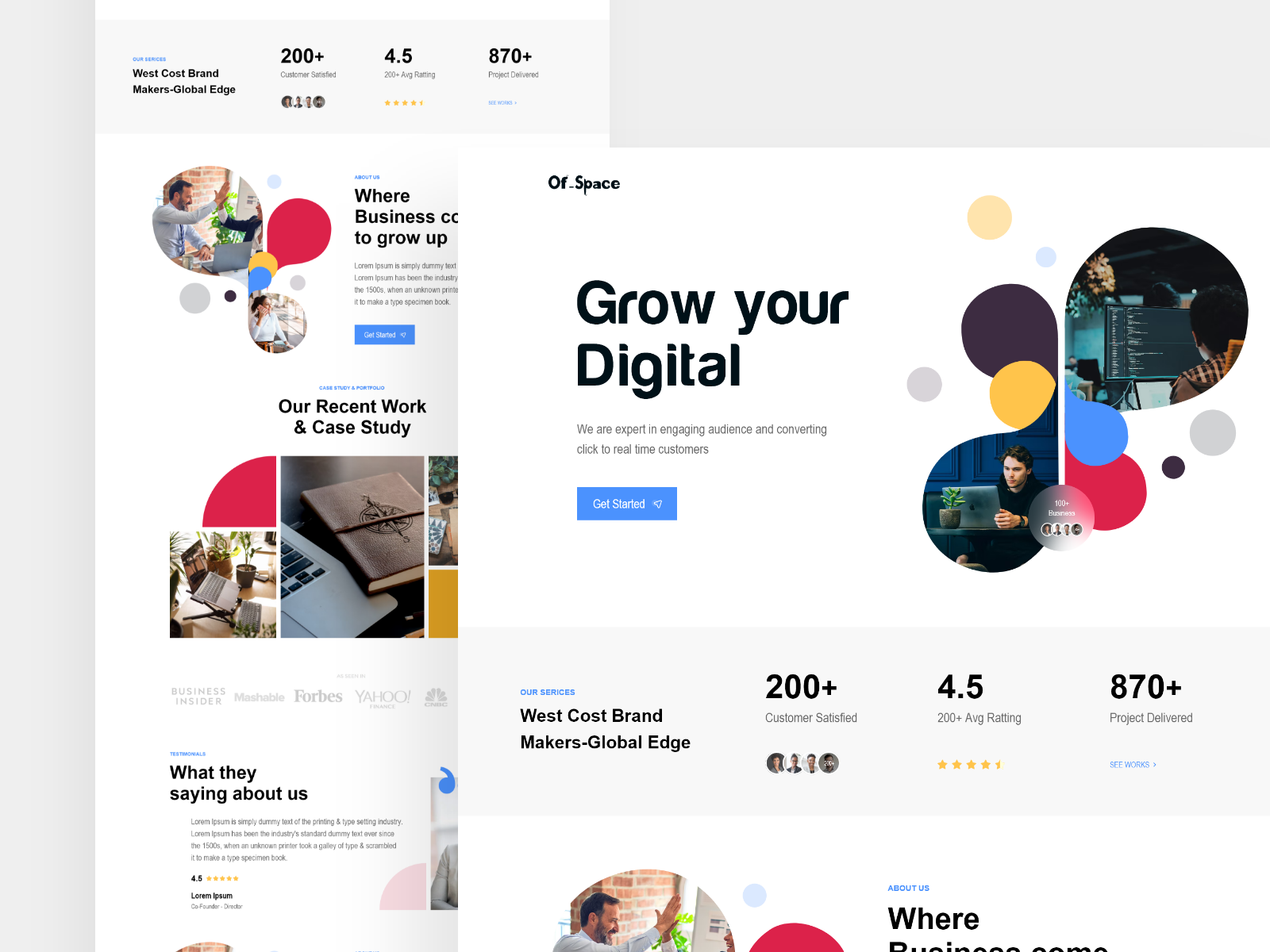 Landing Page Design by Scalelot Technologies on Dribbble
