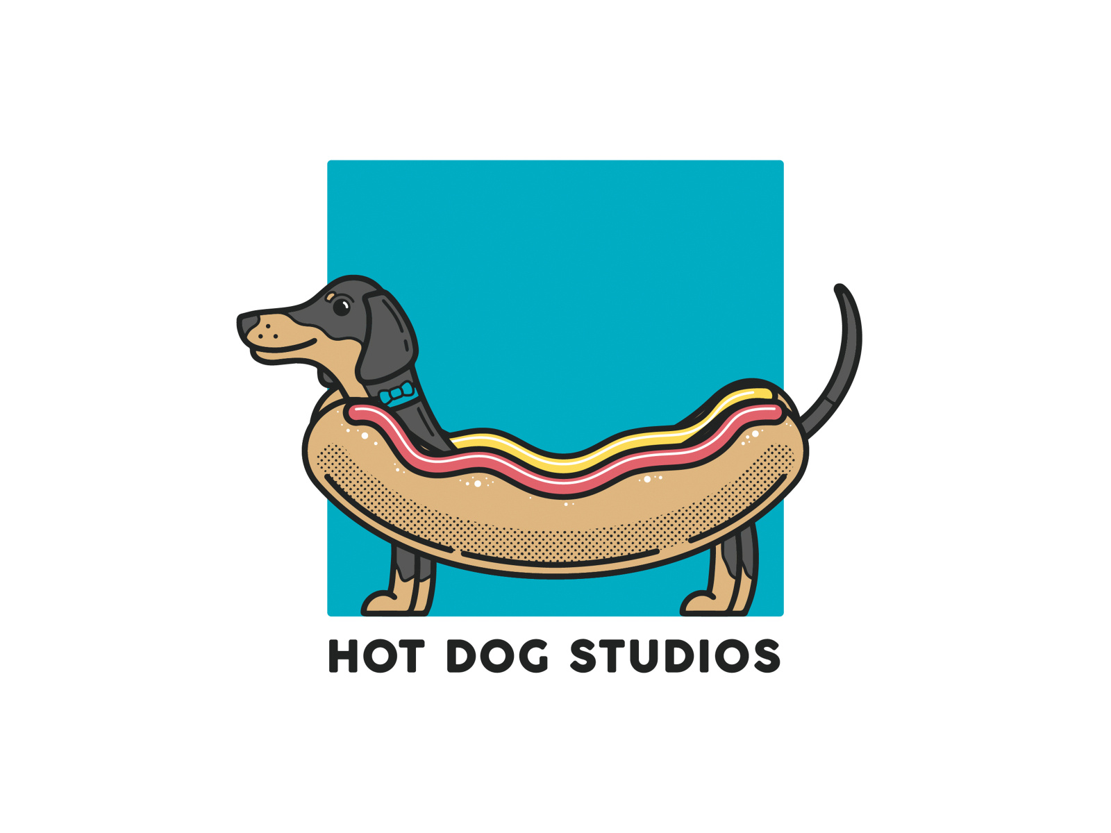 Hot Dog Studios Logo by Lucinda Livingstone on Dribbble