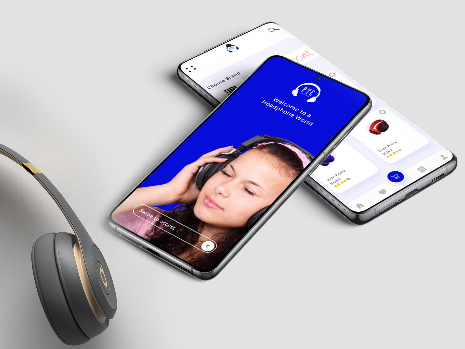 Music World with Headphone by Sunil kumar on Dribbble