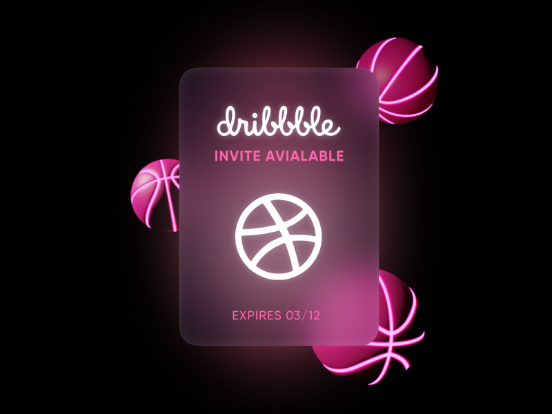 Dribbble Invitation by Egor Meteg on Dribbble