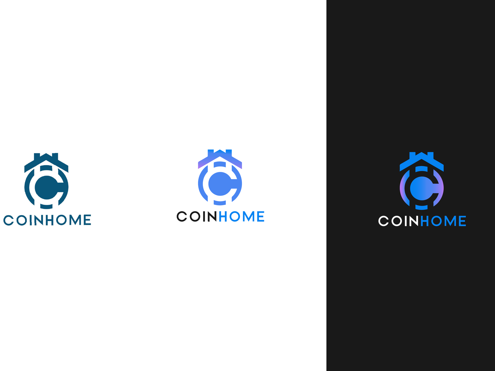 Coin Home logo by Vladislav Vaduvescu on Dribbble