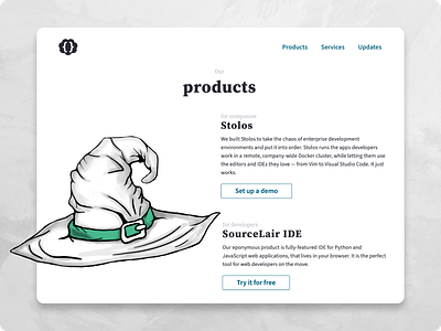 SourceLair - Landing Page by HelloWorld PC on Dribbble