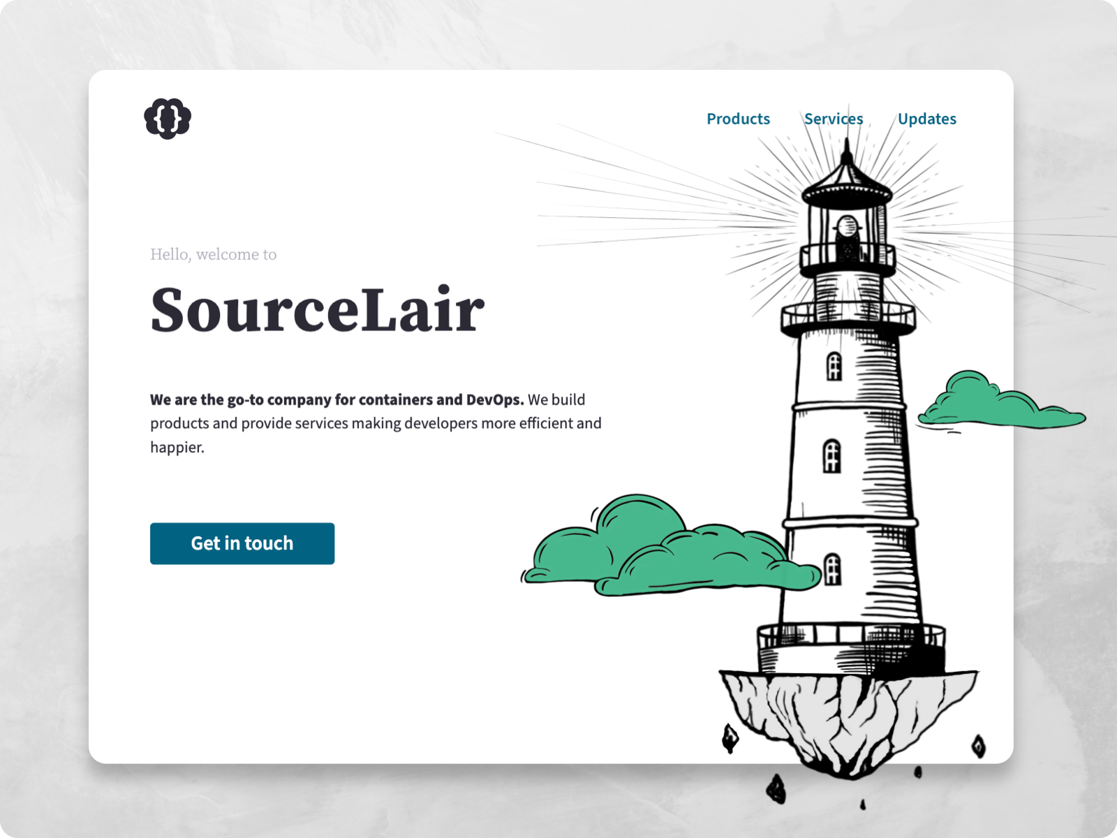 SourceLair - Landing Page by HelloWorld PC on Dribbble
