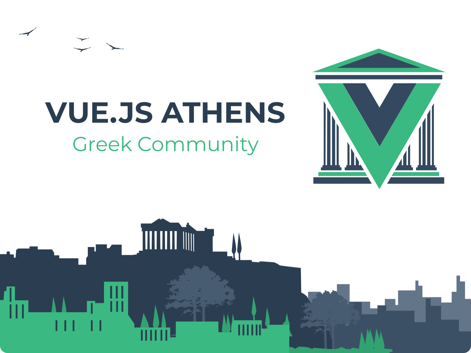 Vuejs Athens Greek Community By Helloworld Pc On Dribbble 