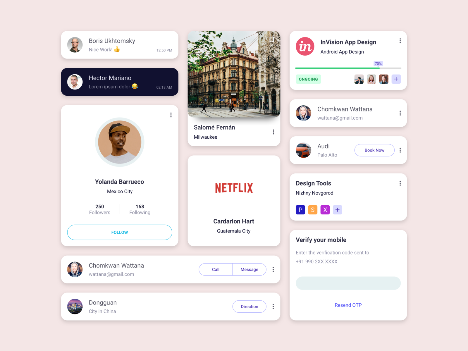 Card UI Design By Jobish KM On Dribbble