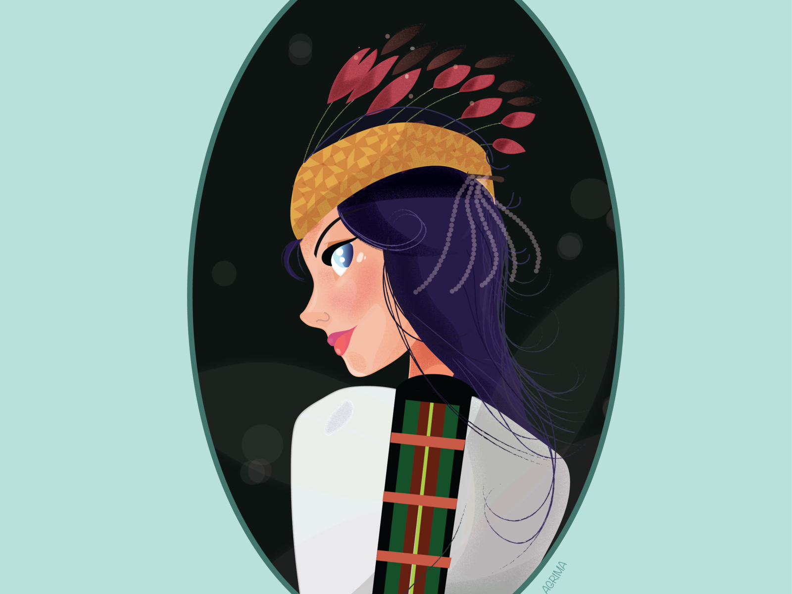 Mizo Girl by Agrima on Dribbble