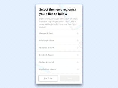 Selecting Region by Hannah Chalmers on Dribbble