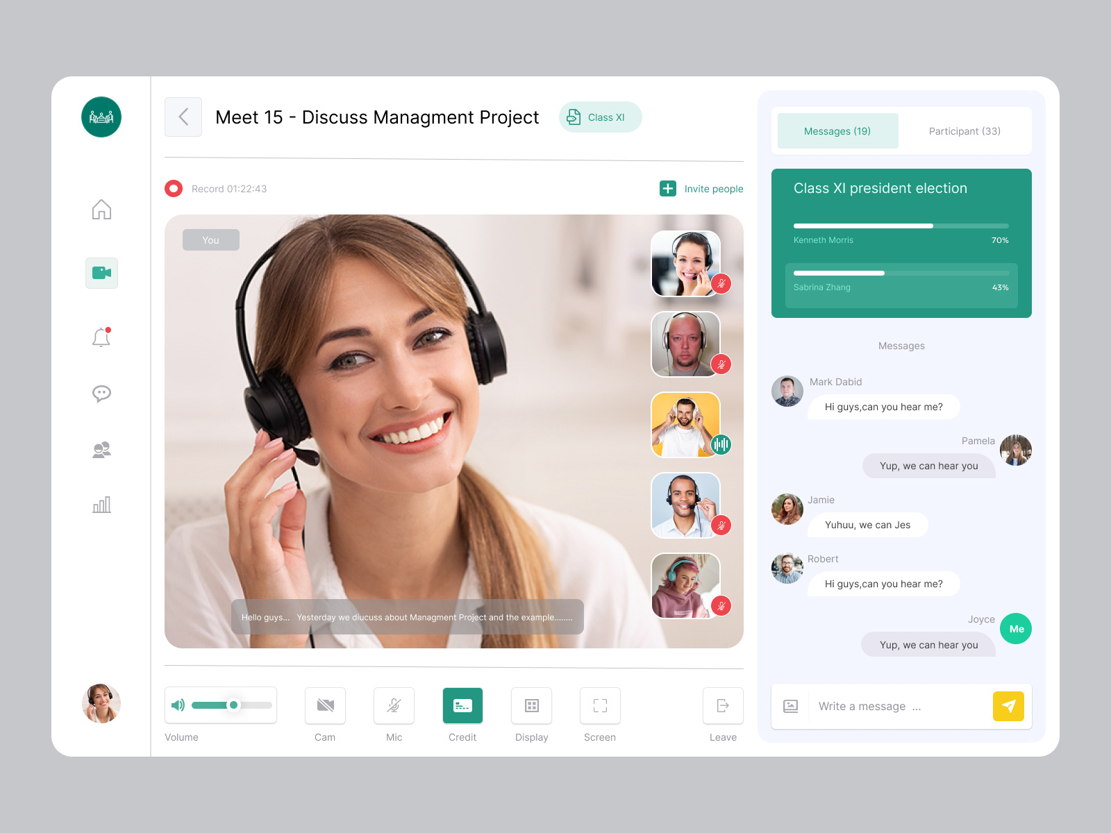 Virtual Meetup Managment landing page by JAHID ‌ on Dribbble