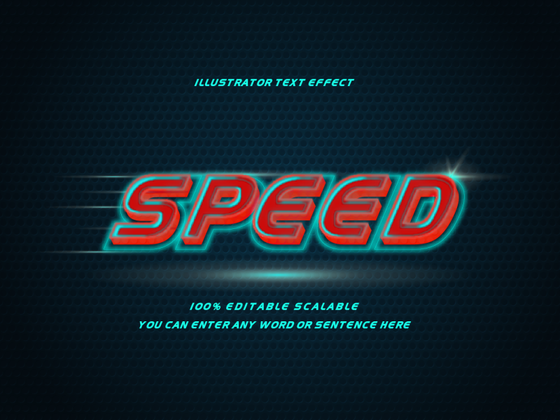 Editable Speed Text Effect by sawrav uz-zaman on Dribbble