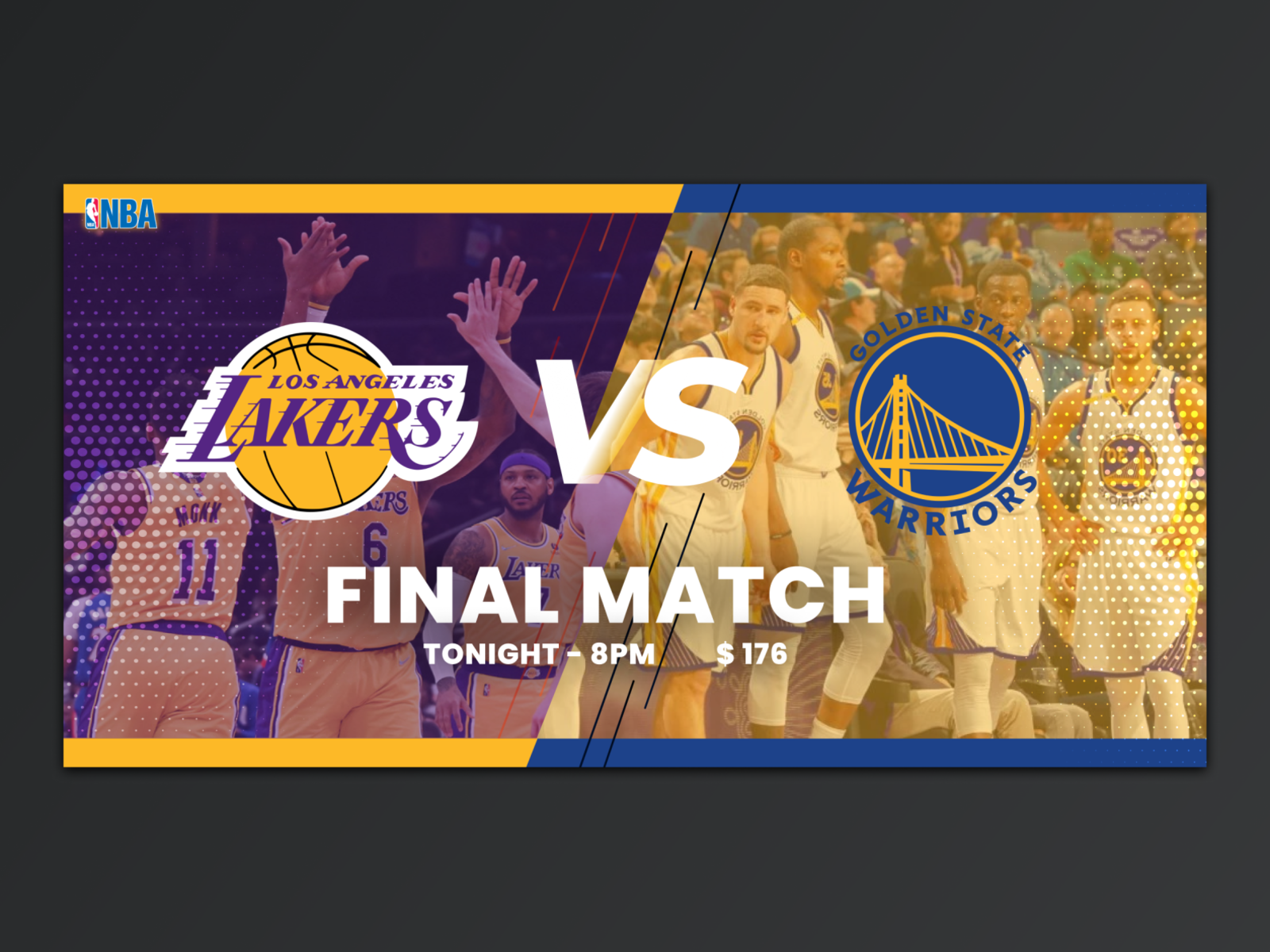 Graphic Design - Versus Screen by Rendika Nurhartanto on Dribbble