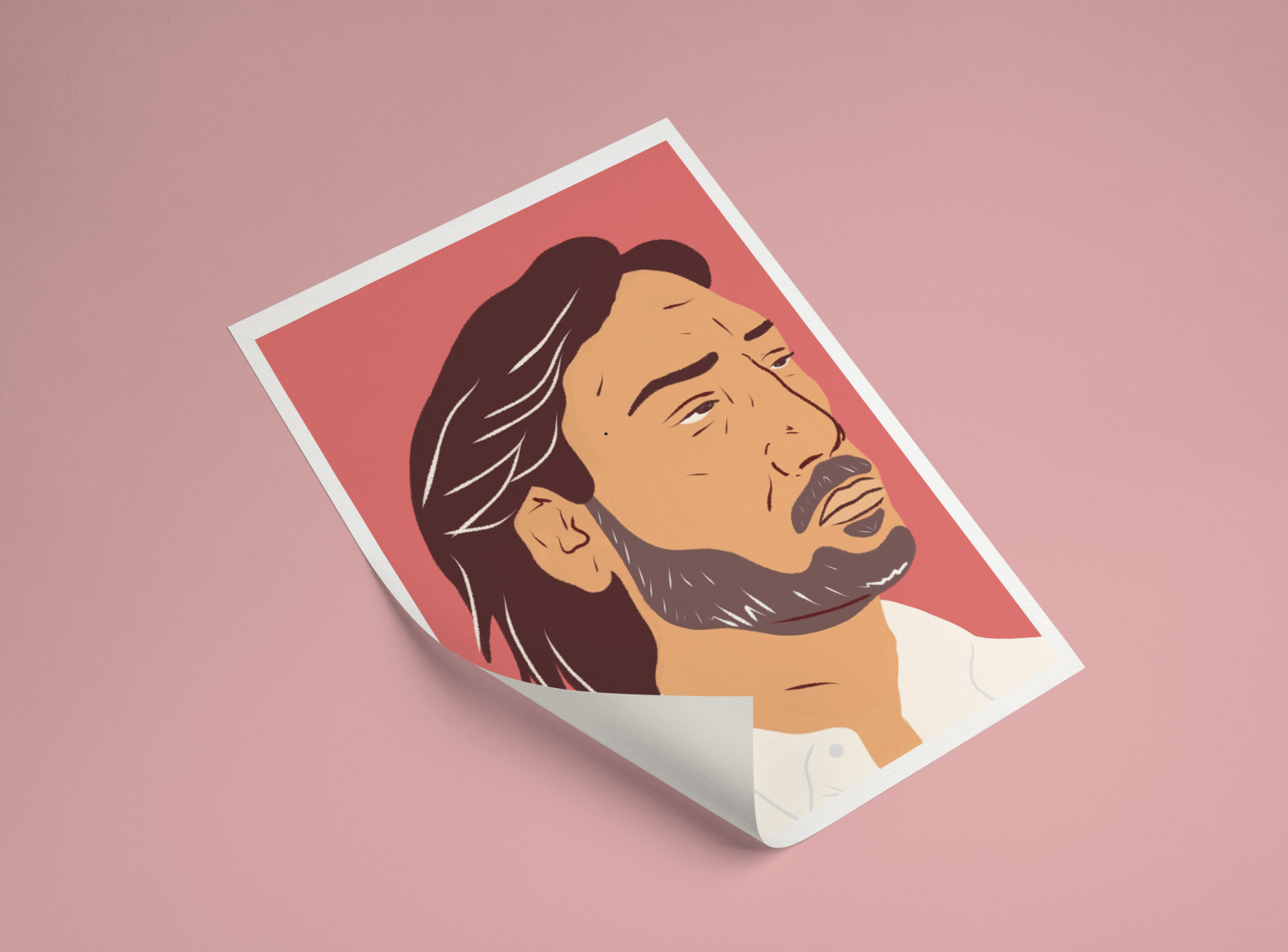 Riso Portrait Print by Stevie Cavanagh on Dribbble