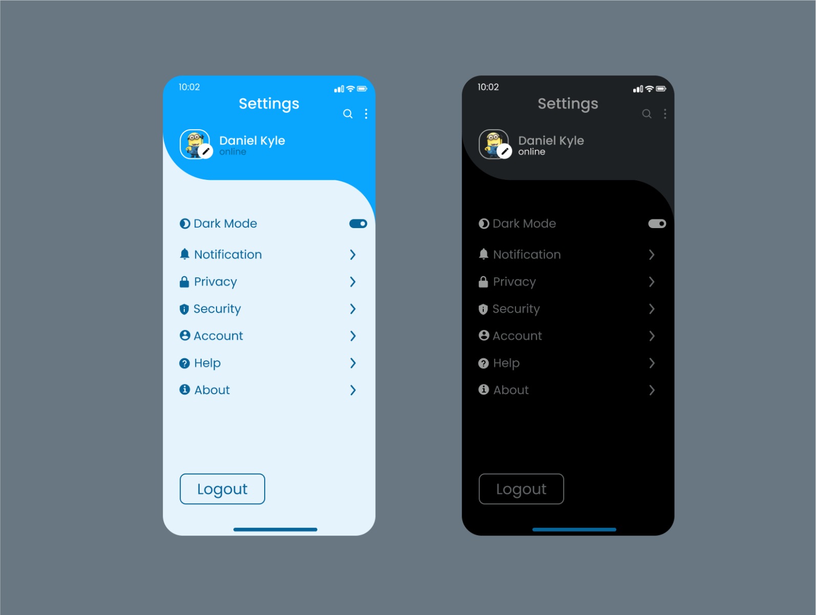 Settings Screen by Ogenna Daniel on Dribbble