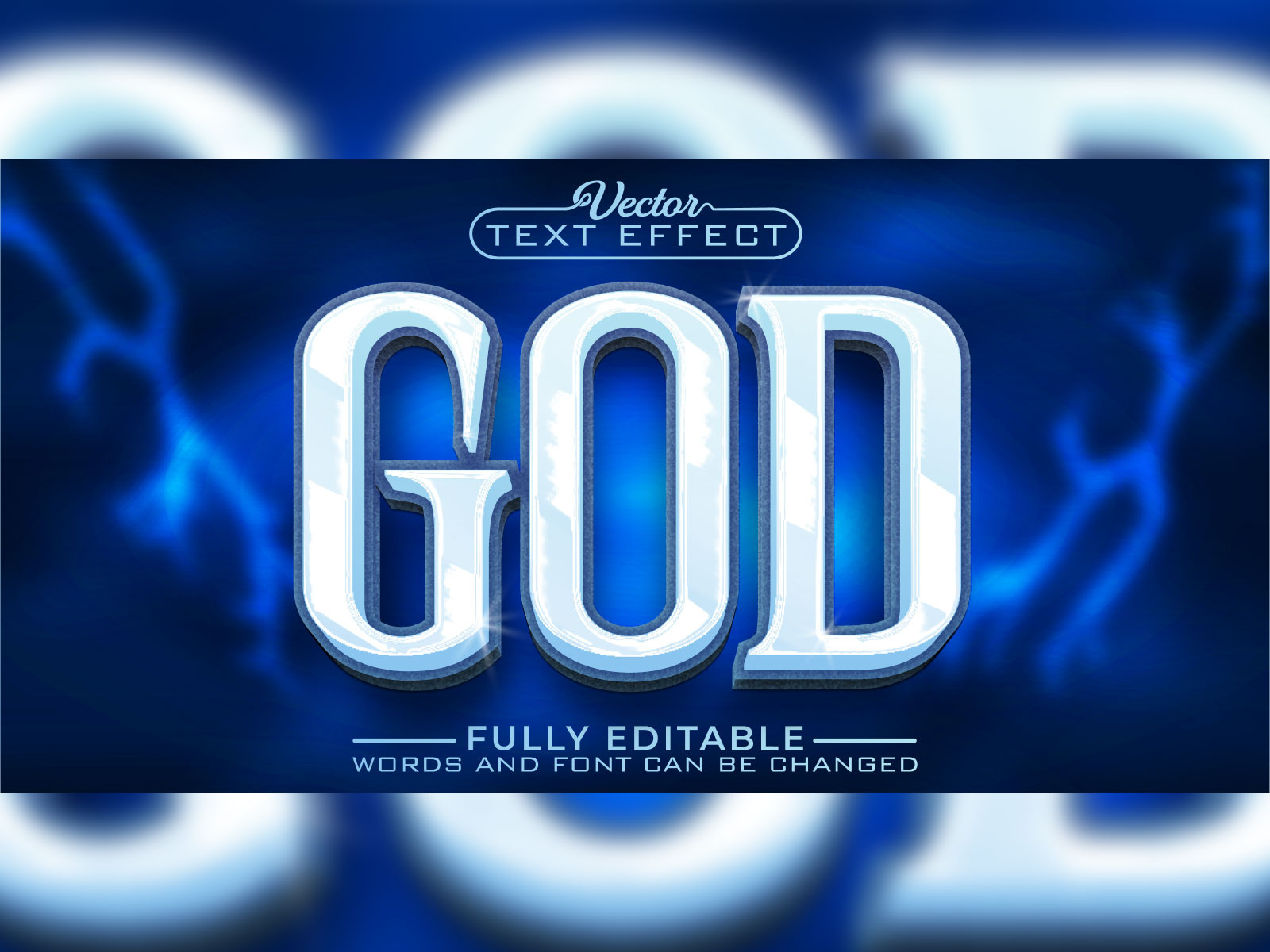 GOD TEXT EFFECT by Stella on Dribbble