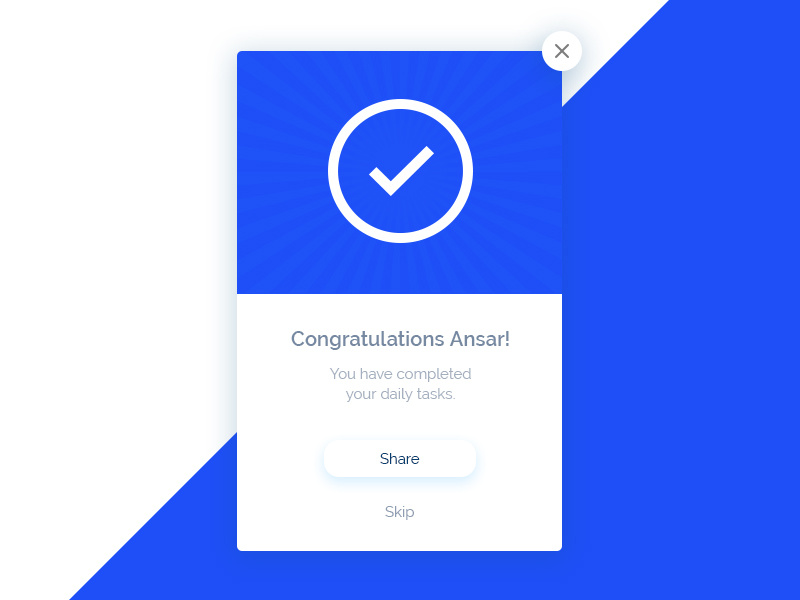 Pop Up Form UI Design Pop Up Form UI Design