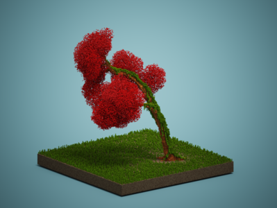Voxel Tree Collection #1 by Mohammad Hoseyni on Dribbble