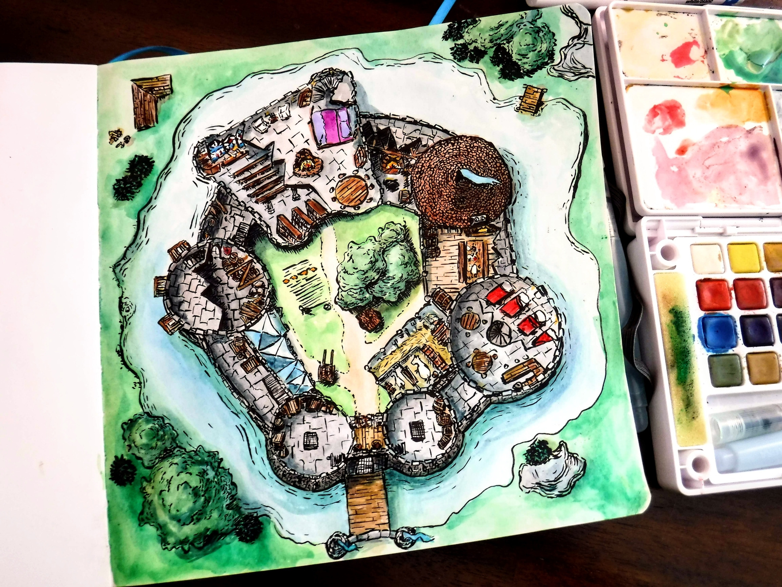 Castle Map by Andrew Colclough on Dribbble