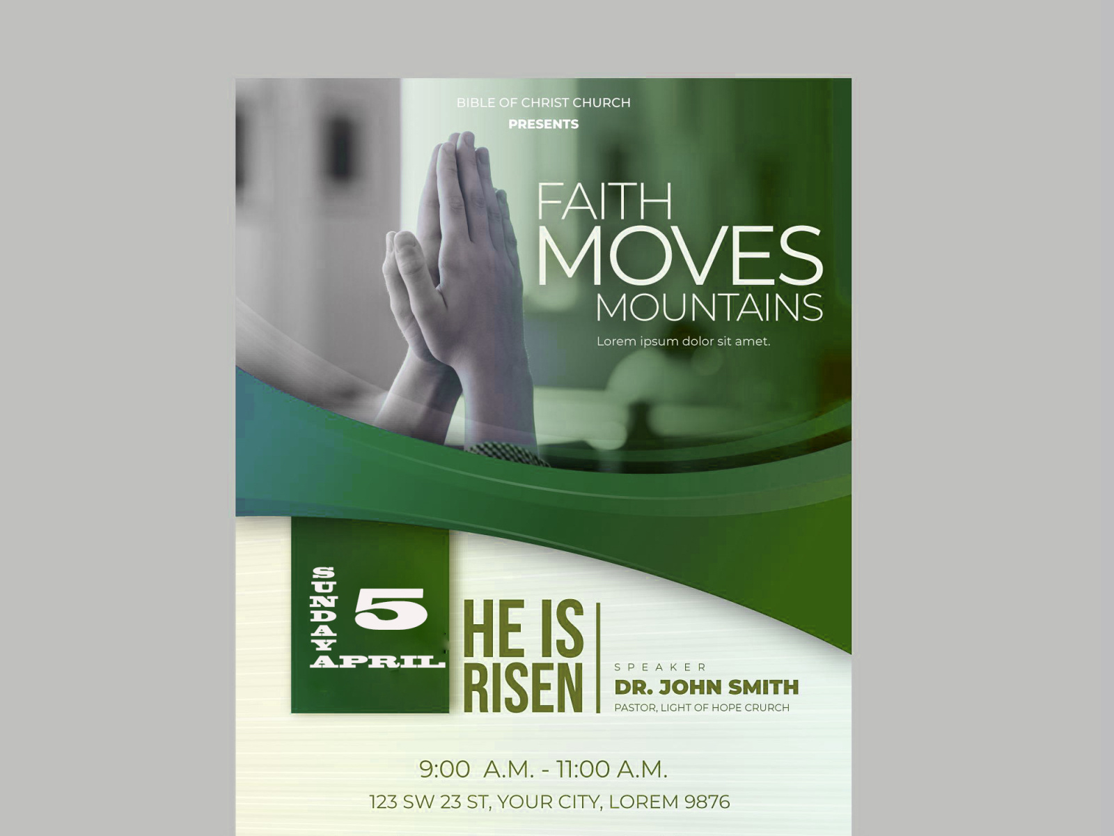 CHURCH FLYER by AB designer on Dribbble