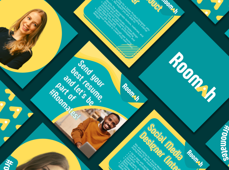 LinkedIn Graphic Assets Design: ROOMAH by Waode Dhia N on Dribbble