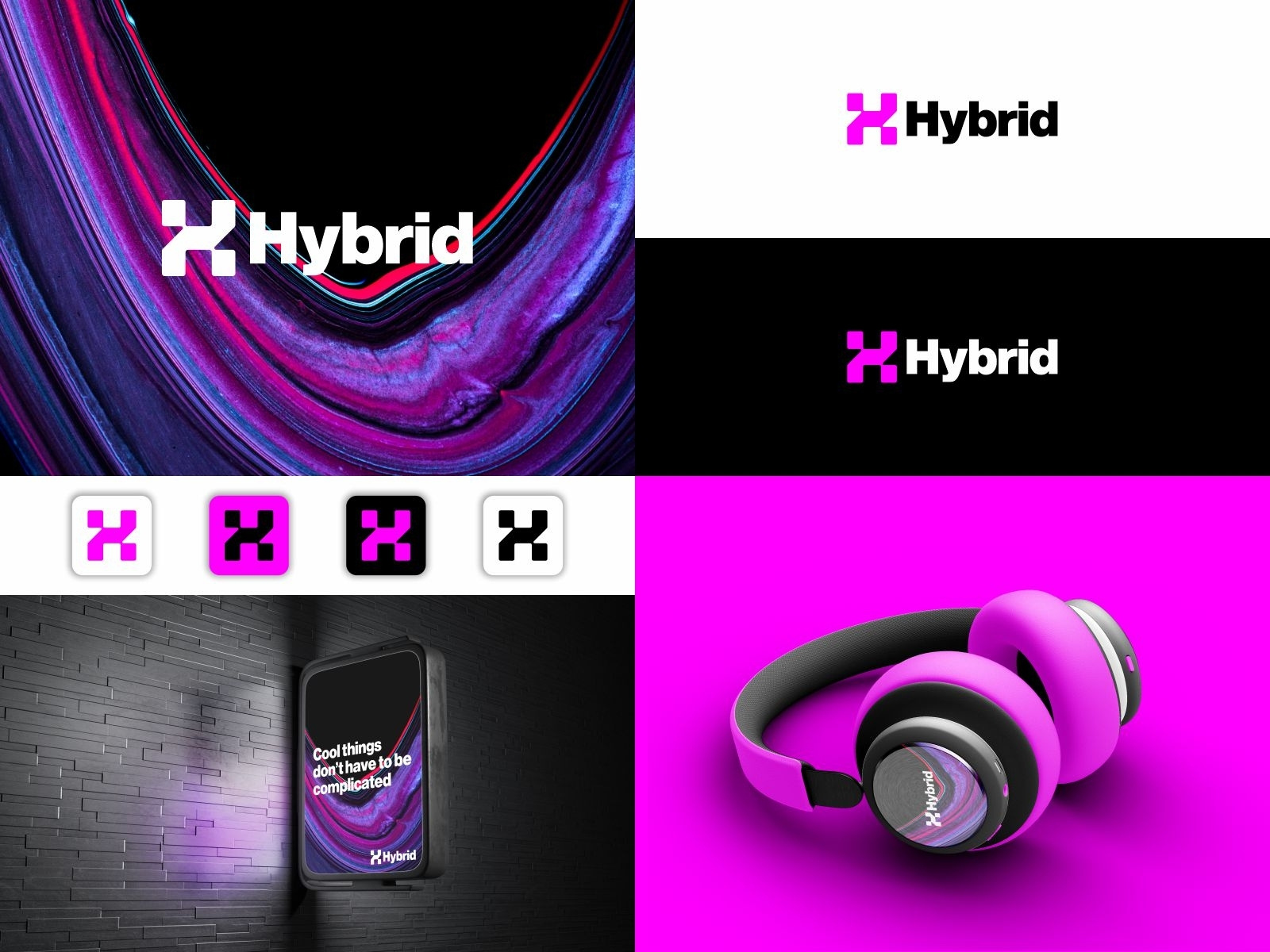 Hybrid Logo Concept by Maha_STD on Dribbble