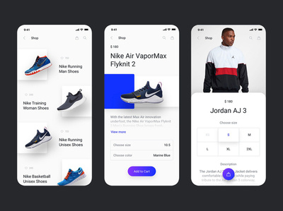 Shopping IOS Screen by VisibleGravity™ on Dribbble