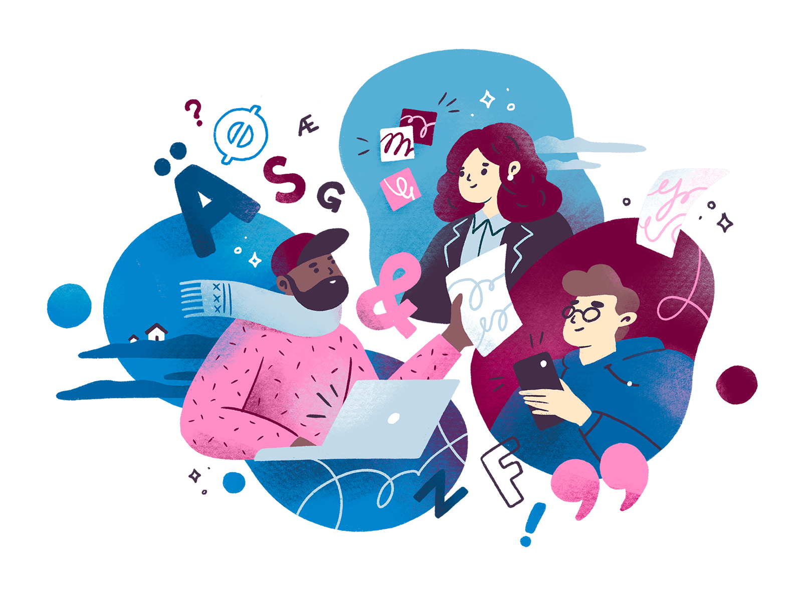 Sandberg illustration by Sasha Kolesnik on Dribbble