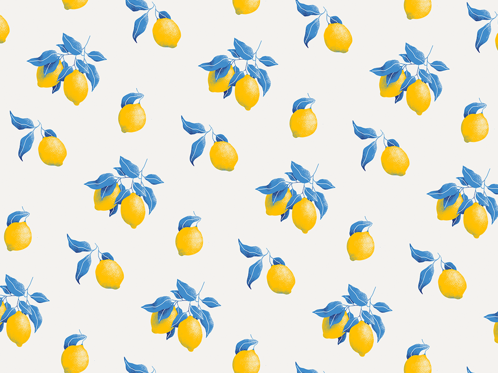 Lemon pattern by Sasha Kolesnik on Dribbble