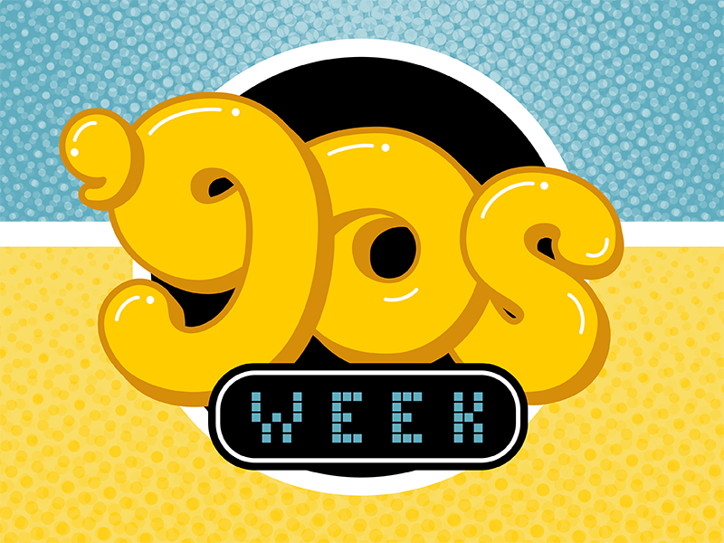 '90s Week Logo by Samantha Leigh Smith on Dribbble