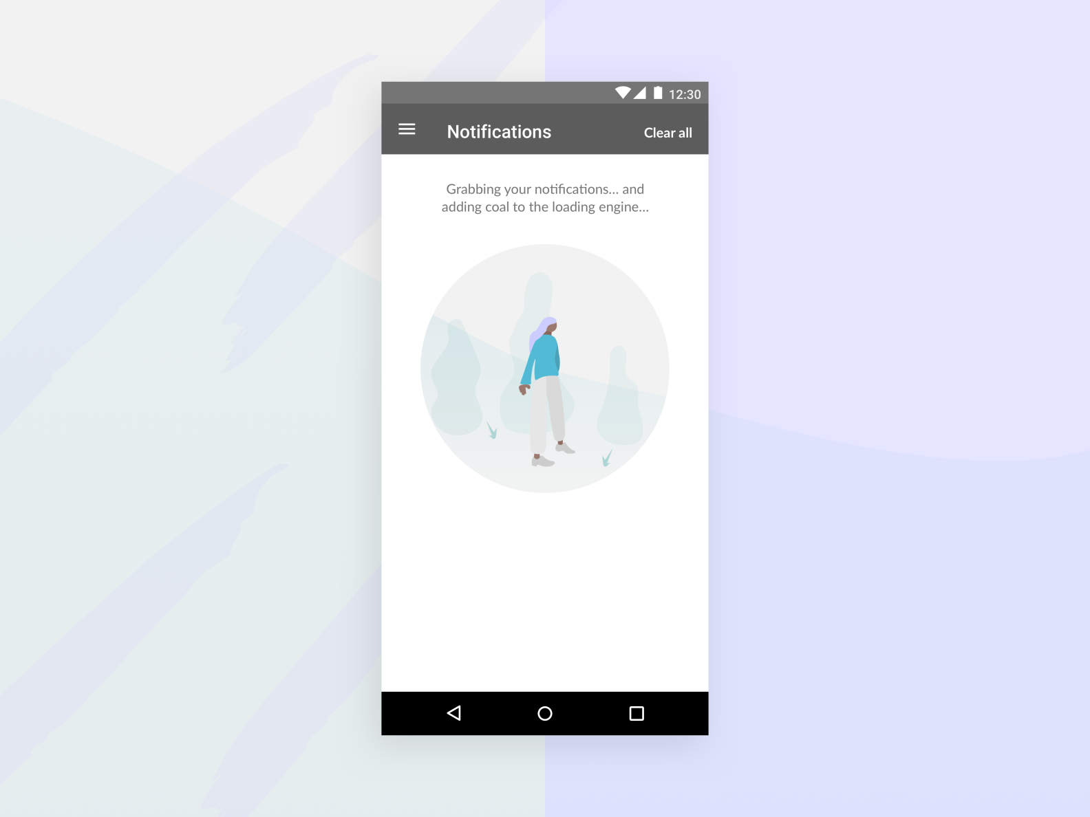 Loading notifications... by Lizzy Klingen on Dribbble