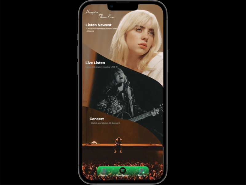 Spotify Intro Redesign by mahdi arfaei on Dribbble