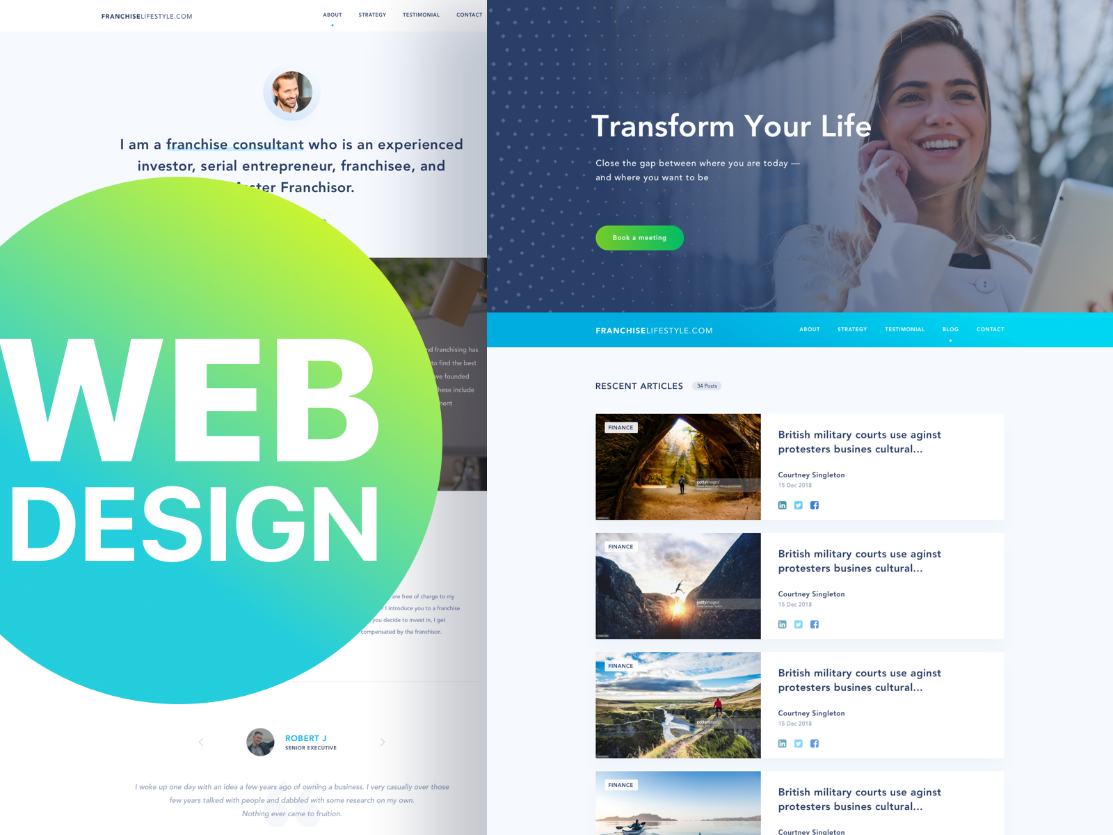 Web Design Contest Entry by Aby Abraham on Dribbble