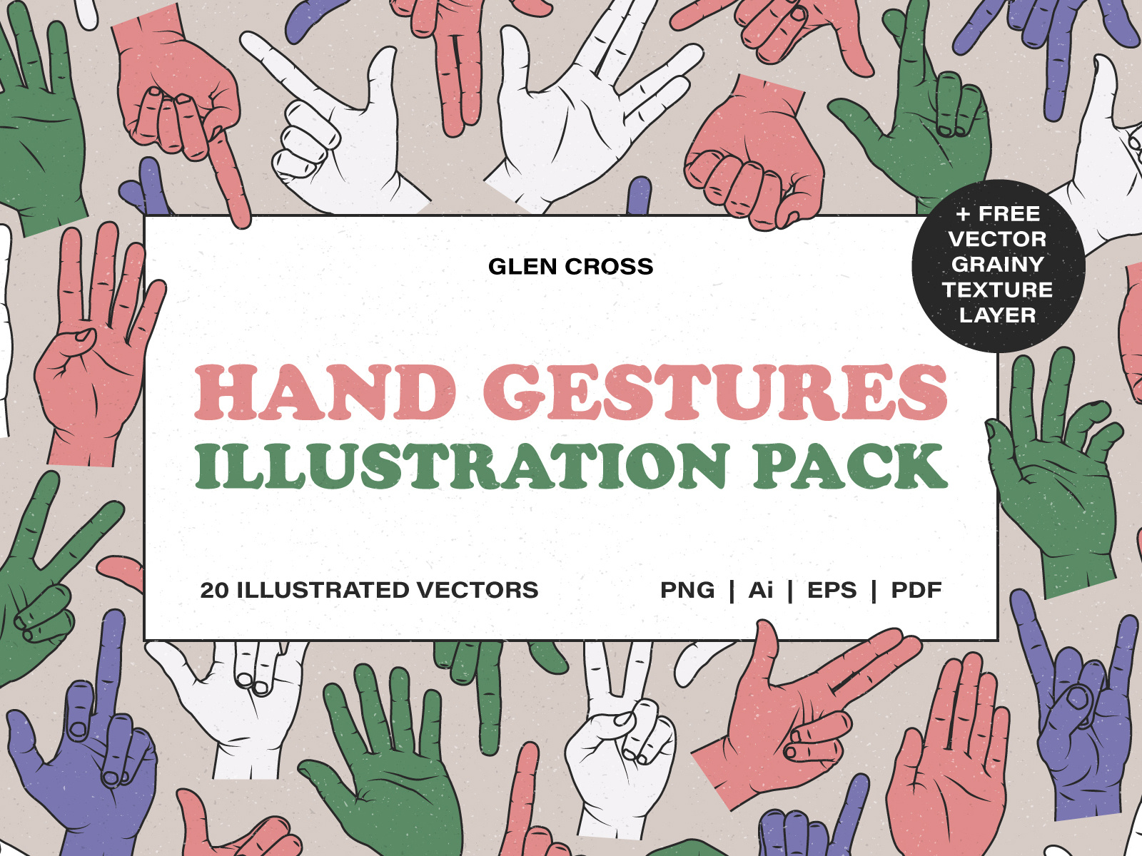 Hand gestures by Glen Cross on Dribbble