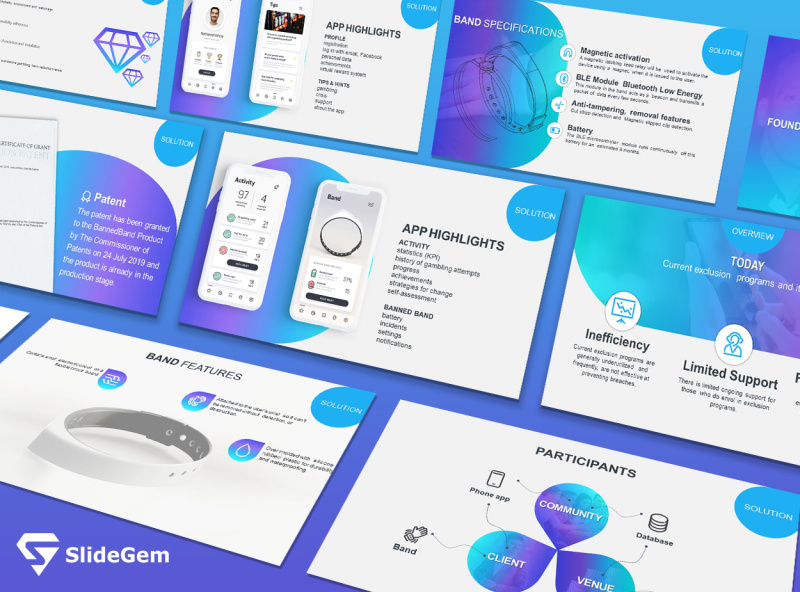 Product & App Launch Presentation Deck by SlideGem on Dribbble