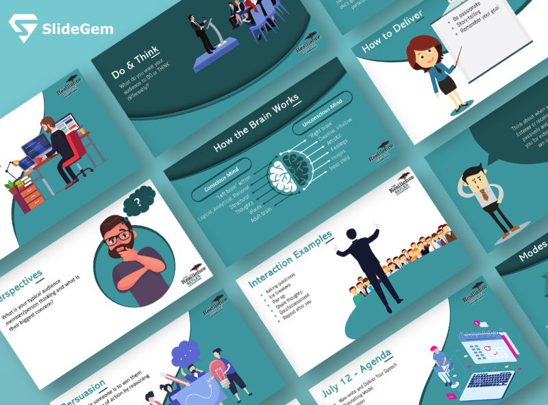 Powerpoint Presentation for a Training Speaker by SlideGem on Dribbble