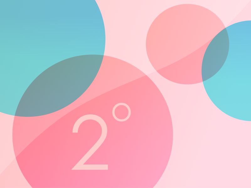 Two degrees by Kyle Bonallo on Dribbble