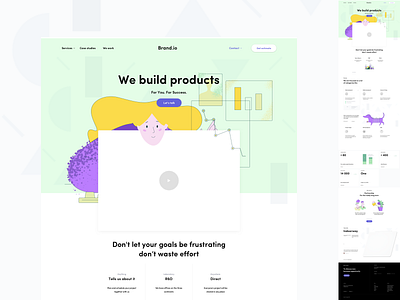 Landing Page by Piotr Kaźmierczak on Dribbble