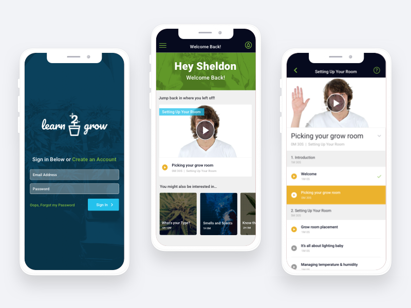 Learn 2 Grow - Mobile App Concept by Chelsea Chehade on Dribbble Learn 2 Grow - Mobile App Concept by Chelsea Chehade on Dribbble