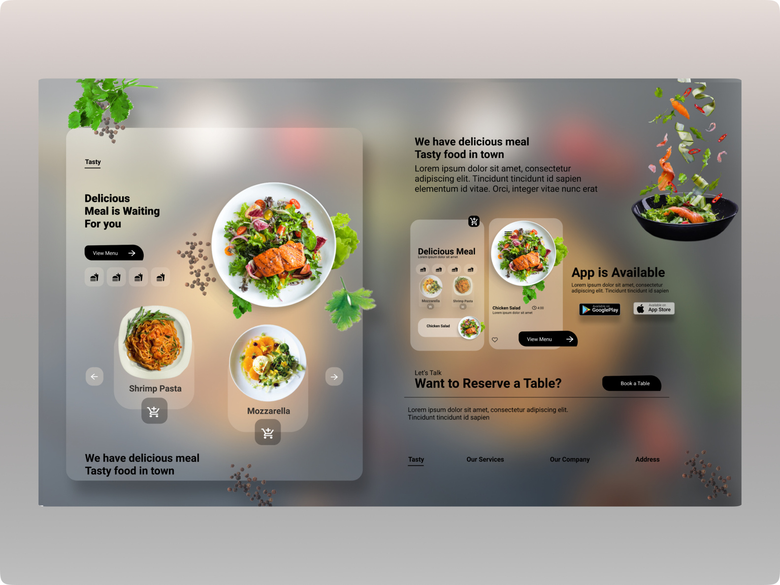 Glassmorphism UI Design by The_codegirl on Dribbble