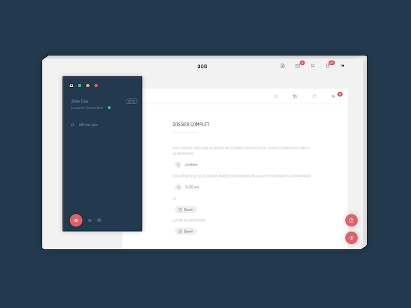 Qob | Web app by Alexis J. T. on Dribbble