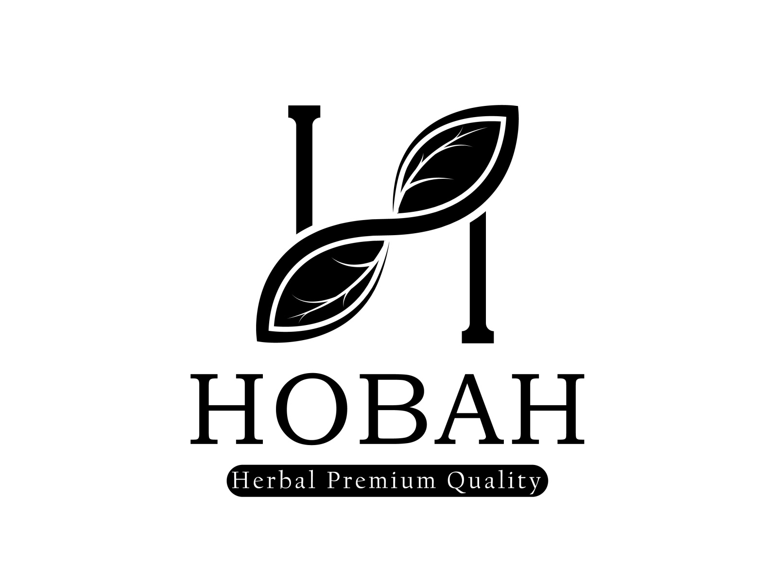 Design logo HOBAH ( letter H + leaves Logo ) by Imamul Muttaqin on Dribbble