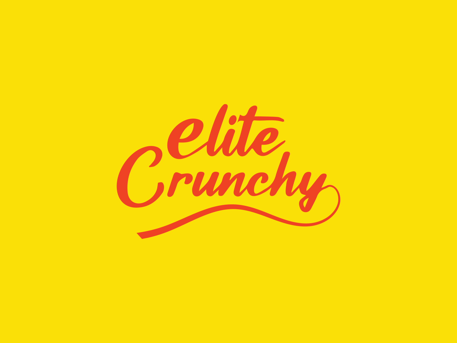 Elite Crunchy logo by Mirazur Rahman on Dribbble