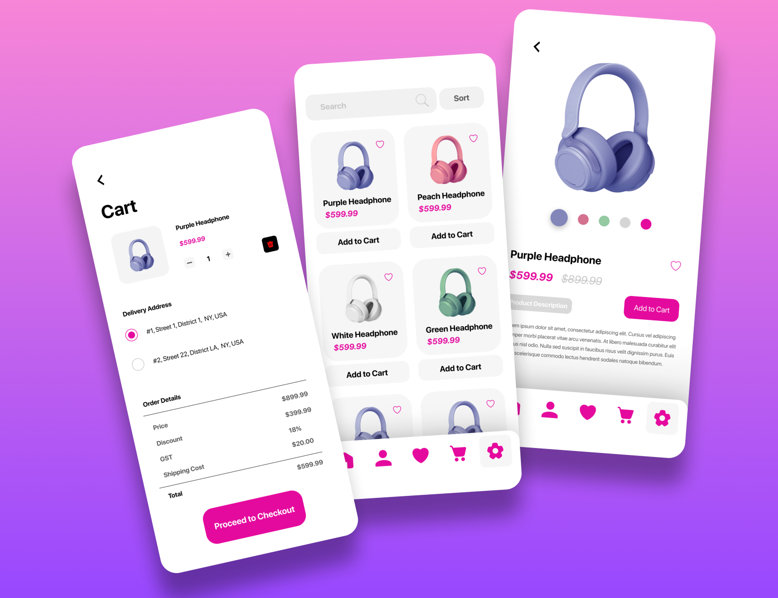 Products UI by Arun Kumar on Dribbble