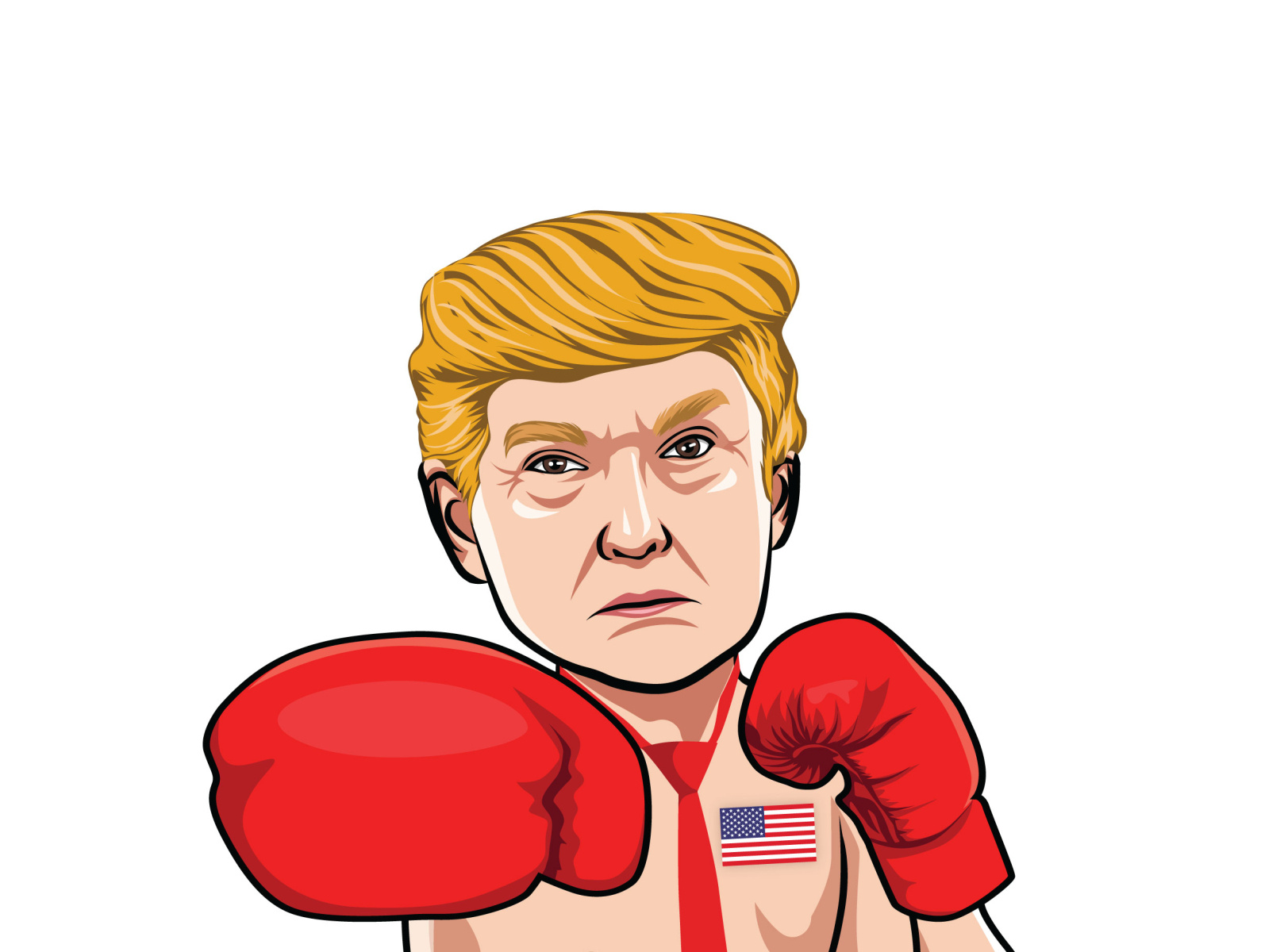trump cartoon by Antor chandra roy on Dribbble