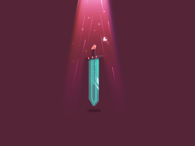 Floating Sword by Razvan Vezeteu on Dribbble