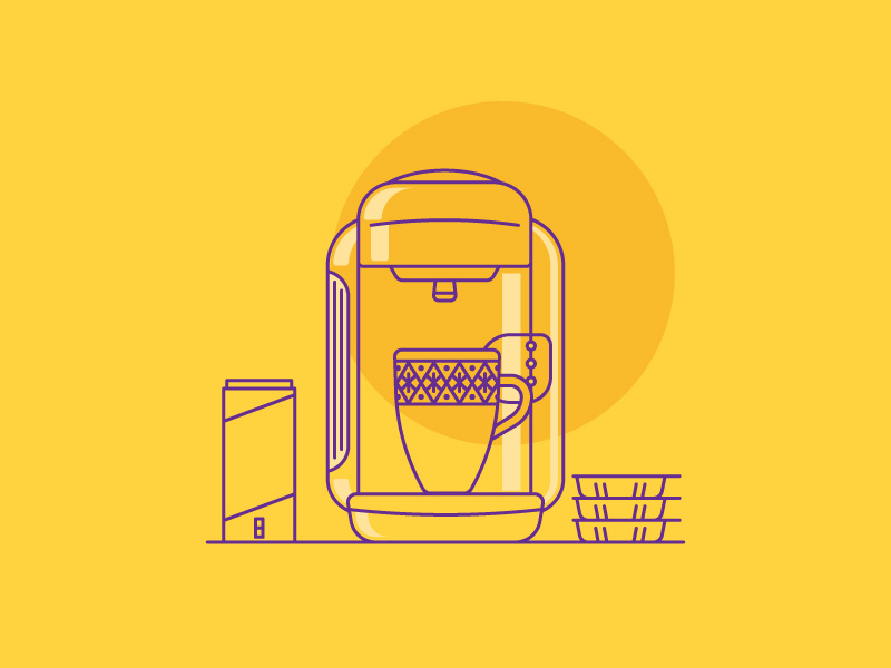 My Morning Buddy by Razvan Vezeteu on Dribbble