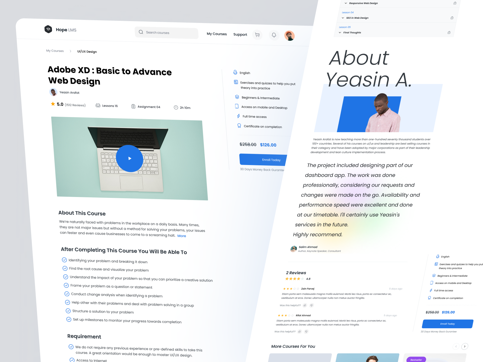 Course Overview - Sales Page by Masum Parvej for Halal Lab on Dribbble