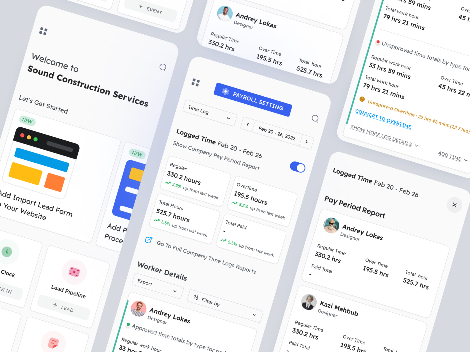 Service Construction App - Mobile View by Masum Parvej for Halal Lab on ...