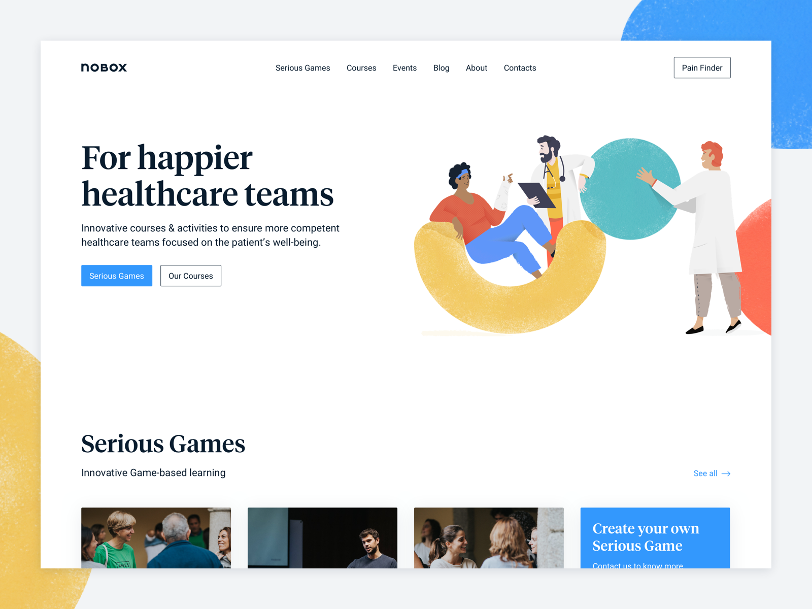 Nobox Website Hero by Pedro ET for Significa on Dribbble